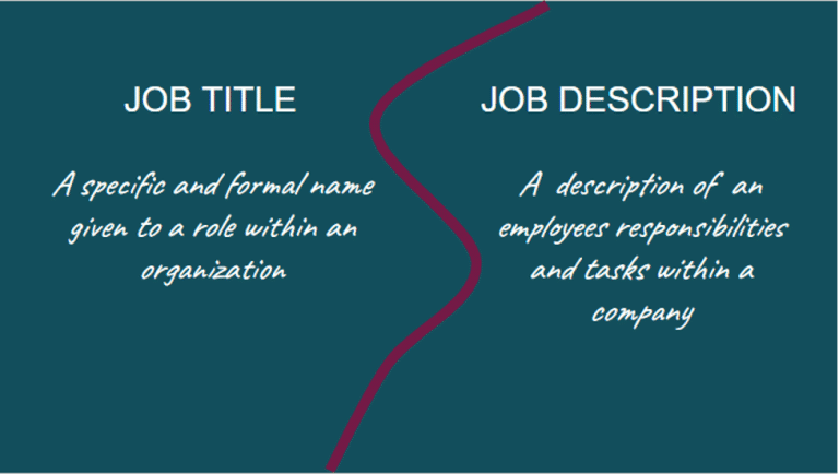 Clearing the Confusion: Differentiating Between Job Positions and Titles