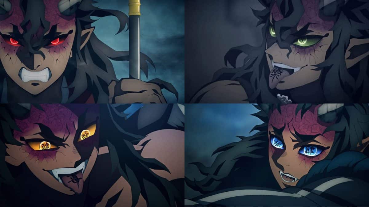 Hantengu Clones in Demon Slayer: Swordsmith Village Arc