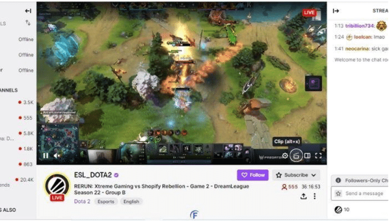 How to make a Clip on Twitch - Guide with screenshots