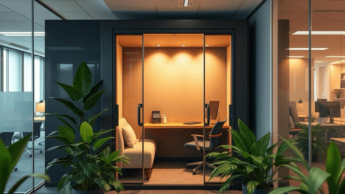Cozy Phone Booths for Offices: Boost Productivity