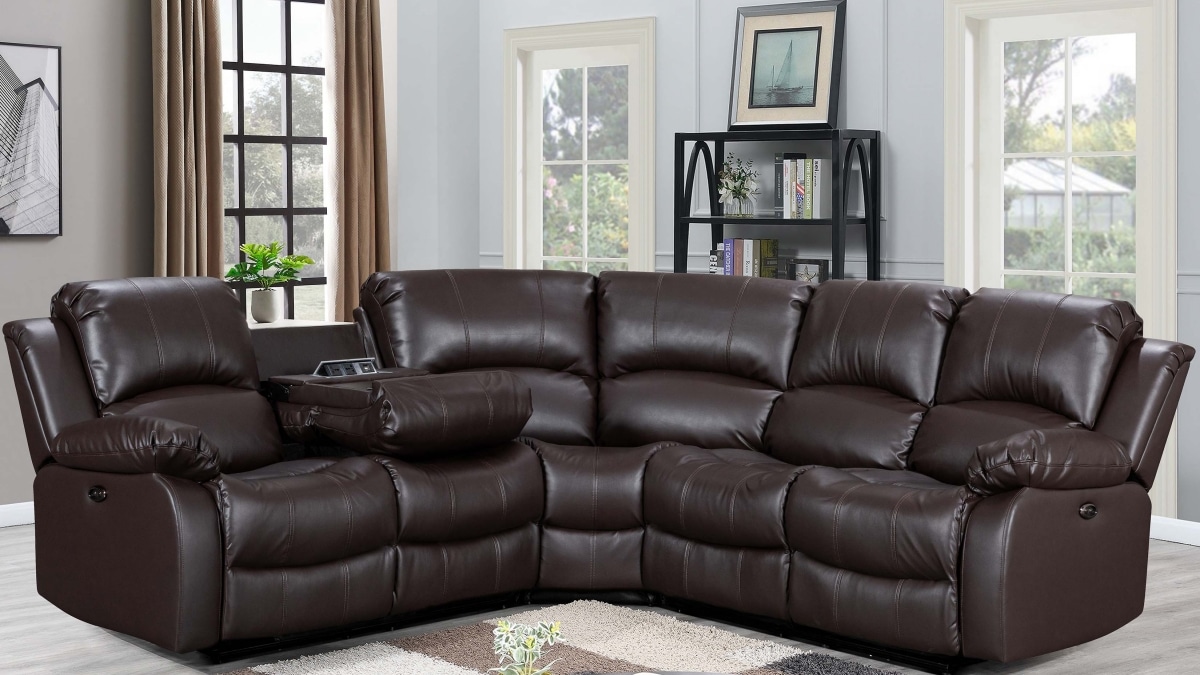 Corner electric recliner sofa store