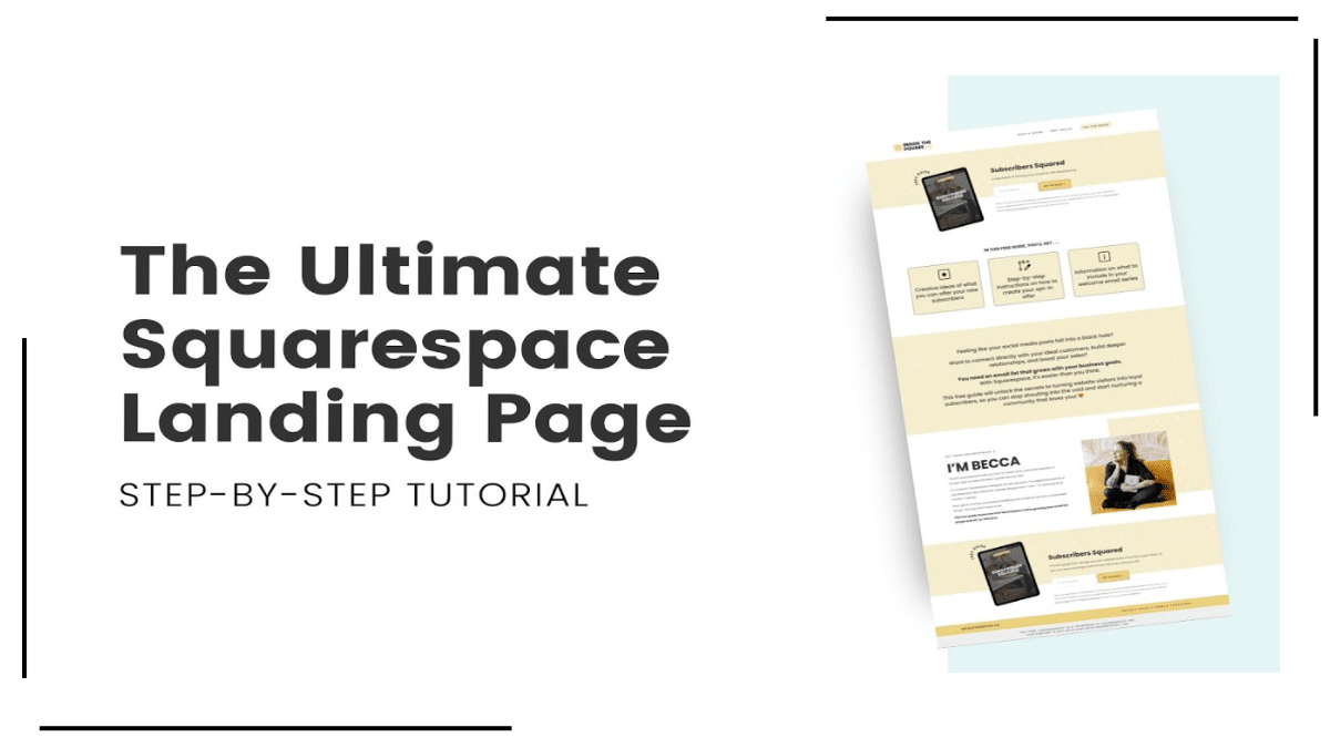 Creating Effective Landing Pages on Squarespace for Conversions