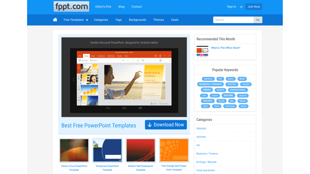 FPPT.com: Free PowerPoint Templates for High-Quality Presentations