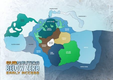 Subnautica Below Zero See Coordinates: Below Zero Map