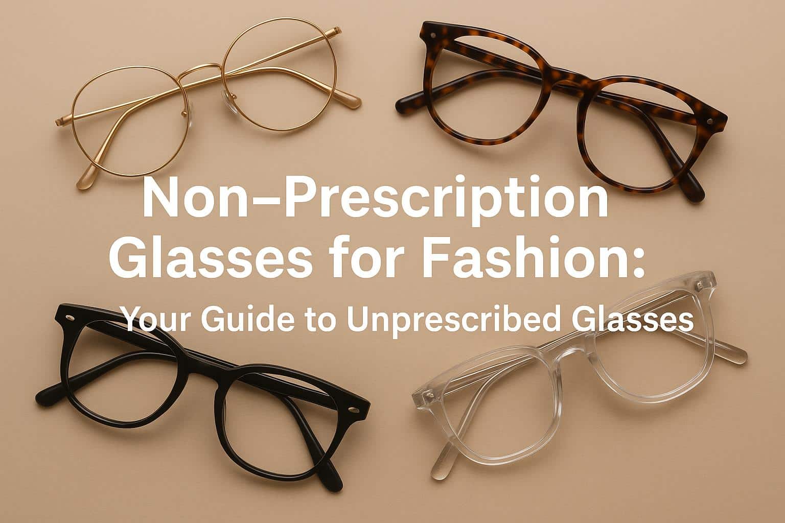 Non-Prescription Glasses for Fashion: Your Guide to Unprescribed Glasses