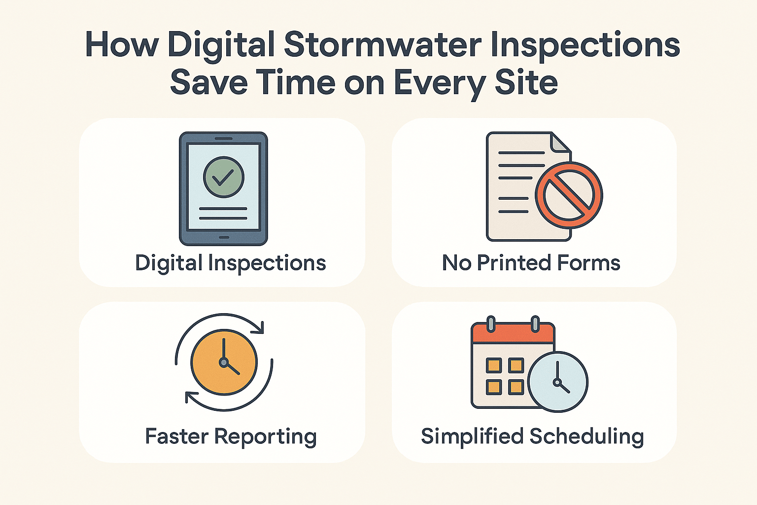 How Digital Stormwater Inspections Save Time on Every Site