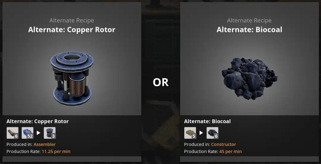 Satisfactory Alternate Recipes: Recipes for Satisfactory Hard Drives