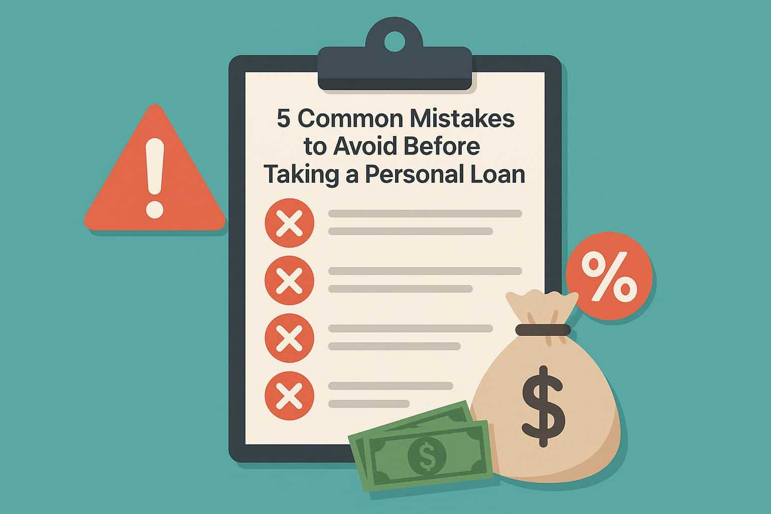 5 Common Mistakes to Avoid Before Taking a Personal Loan