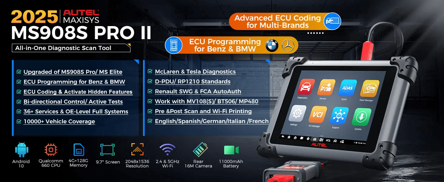Autel MS908S Pro II vs MS908: Which Scanner Is Worth Buying?