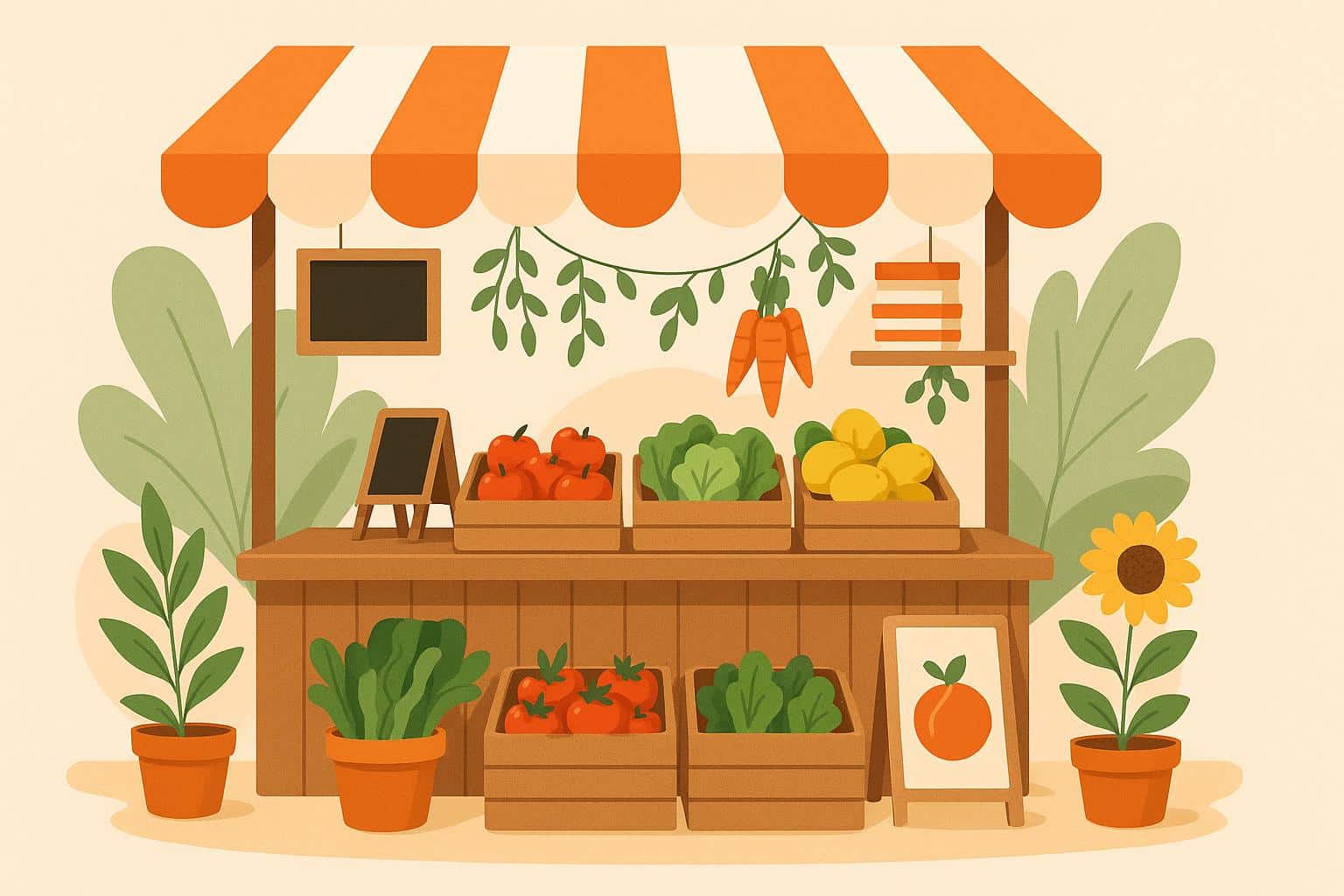 How to Design an Eye-Catching Market Stall