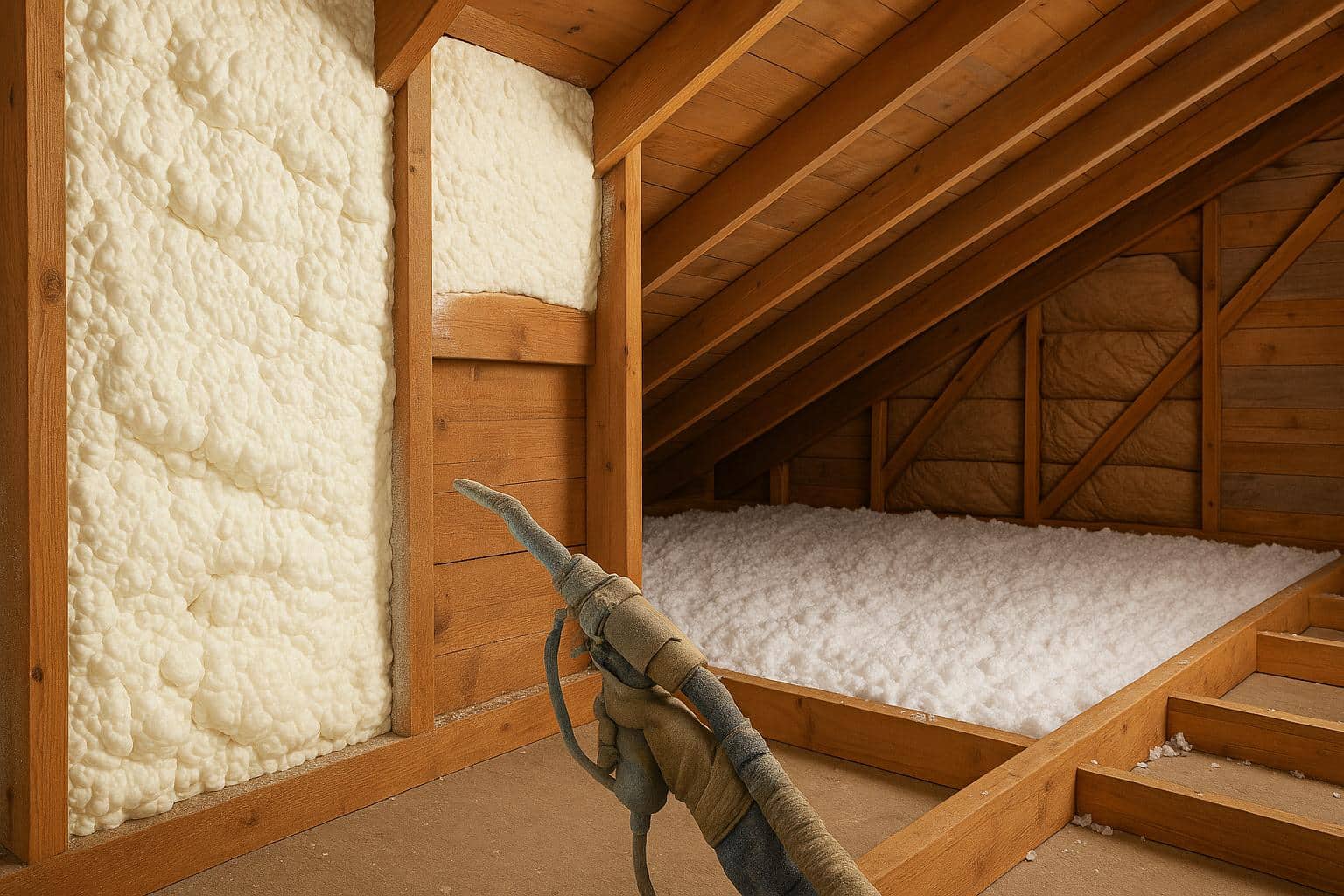 Improving Home Efficiency Through Spray Foam and Attic Insulation