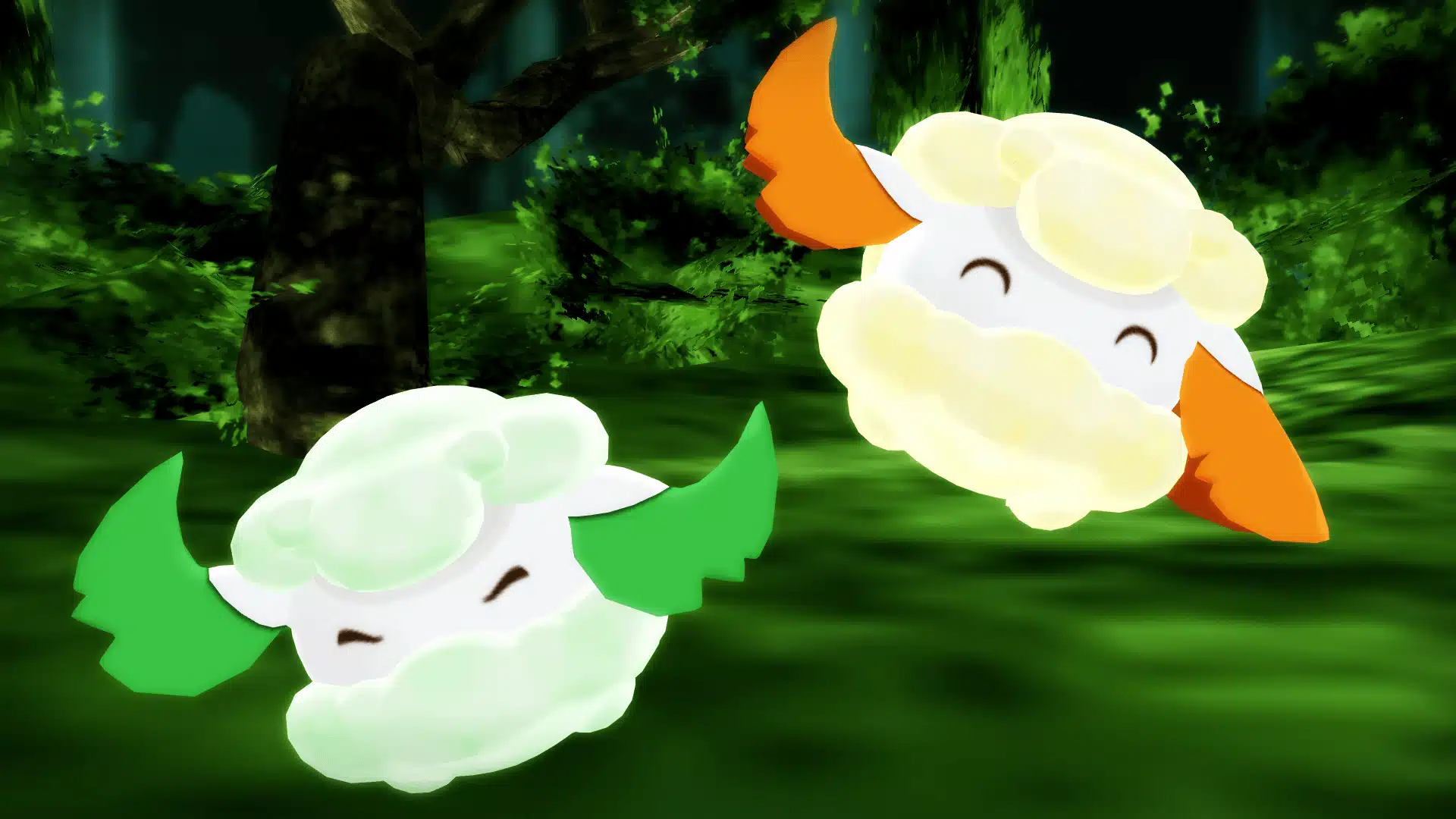 Cottonee Evo: Cottonee and Its Shiny Variant
