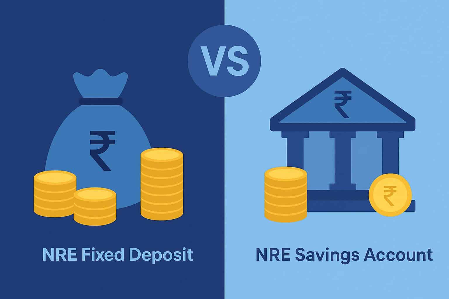NRE Fixed Deposit vs NRE Savings Account - Which is Better?
