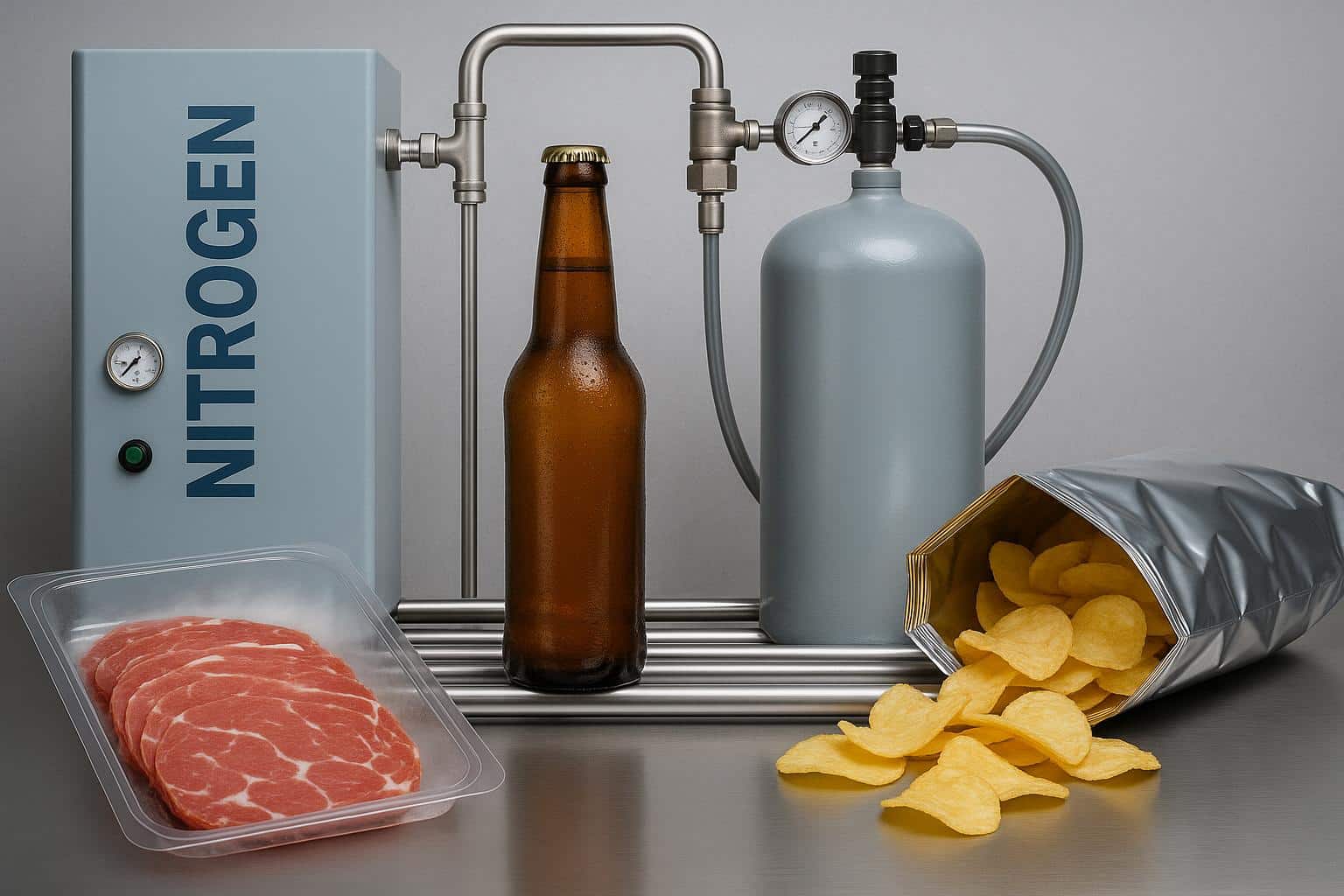 The role of nitrogen generation in modern food and beverage production