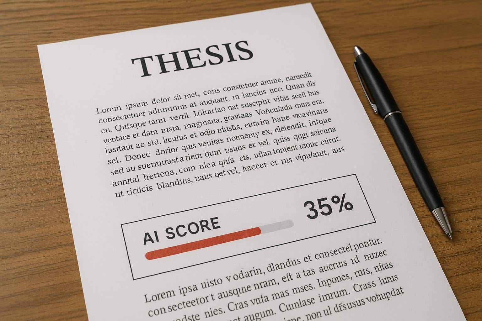 I Submitted My Thesis With a 35% AI Score. Here's What Actually Happened.
