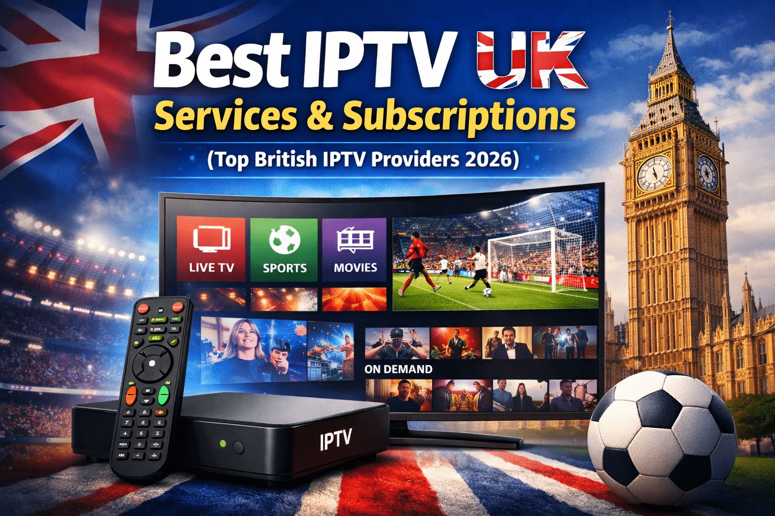 Best British IPTV Streams: Top IPTV Service Providers in 2026